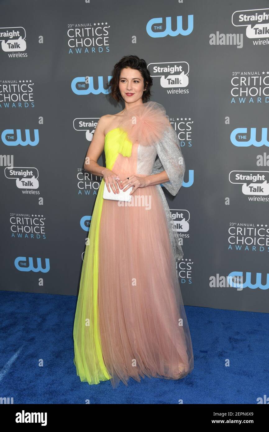 Mary Elizabeth Winstead arrives to the 23rd Annual Critics Choice ...