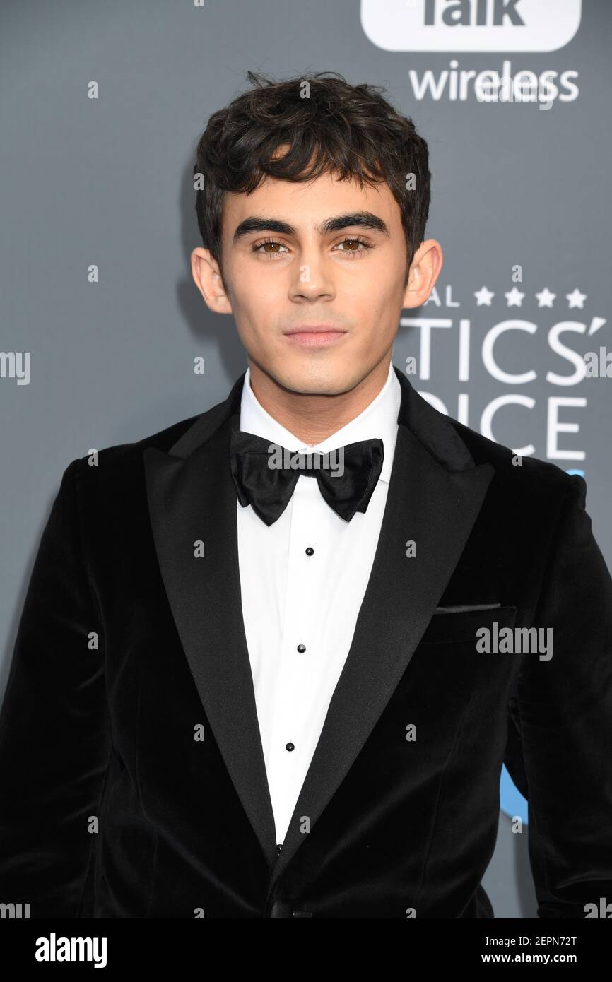 Tyler Alvarez arrives to the 23rd Annual Critics Choice Awards, held at ...