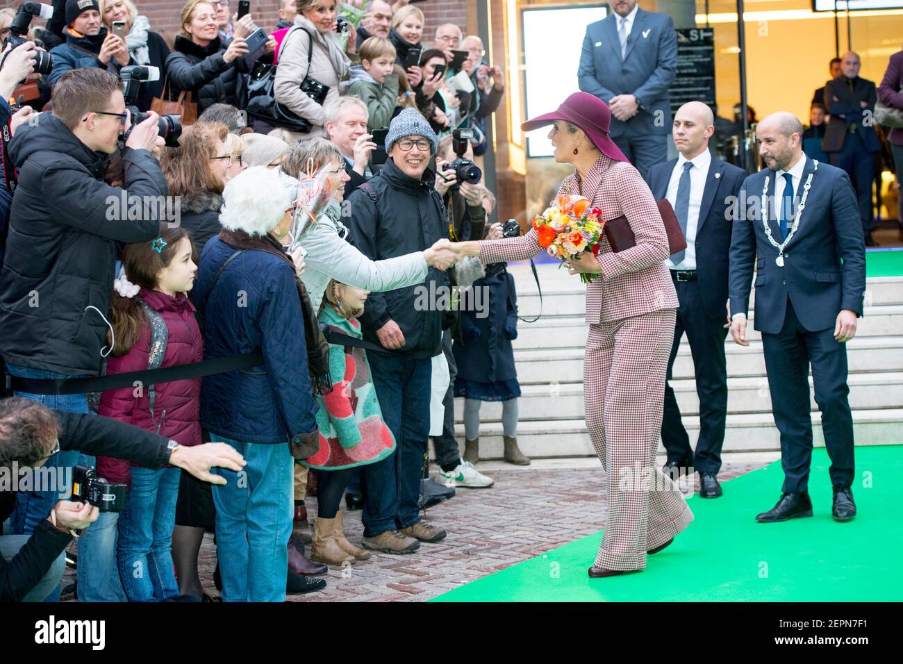 Queen Maxima of the Netherlands opens the renovated Musis in Arnhem ...