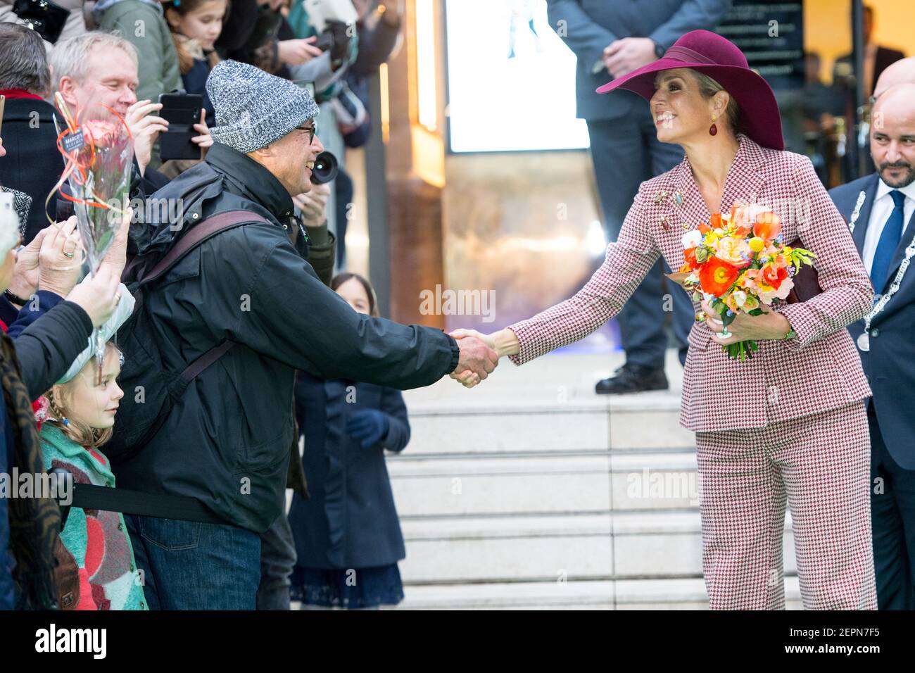 Queen Maxima of the Netherlands opens the renovated Musis in Arnhem ...
