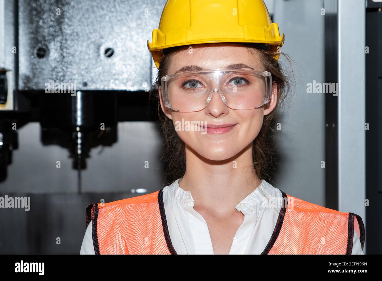 Woman heavy equipment operator hi-res stock photography and images - Alamy