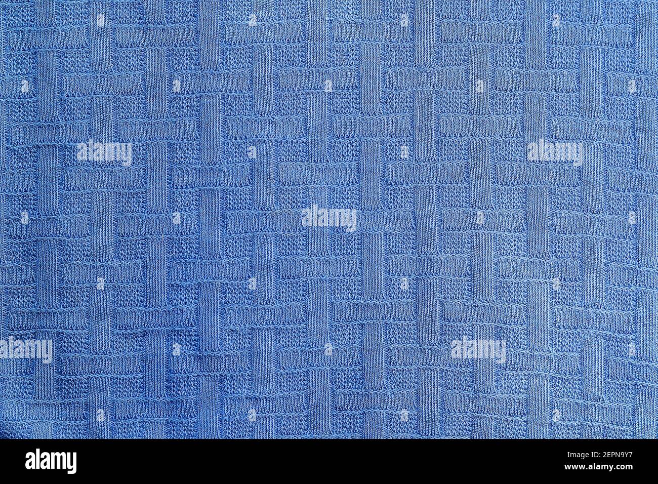 Blue Wool texture fabric. Factory wool knit. Fabric background Stock ...