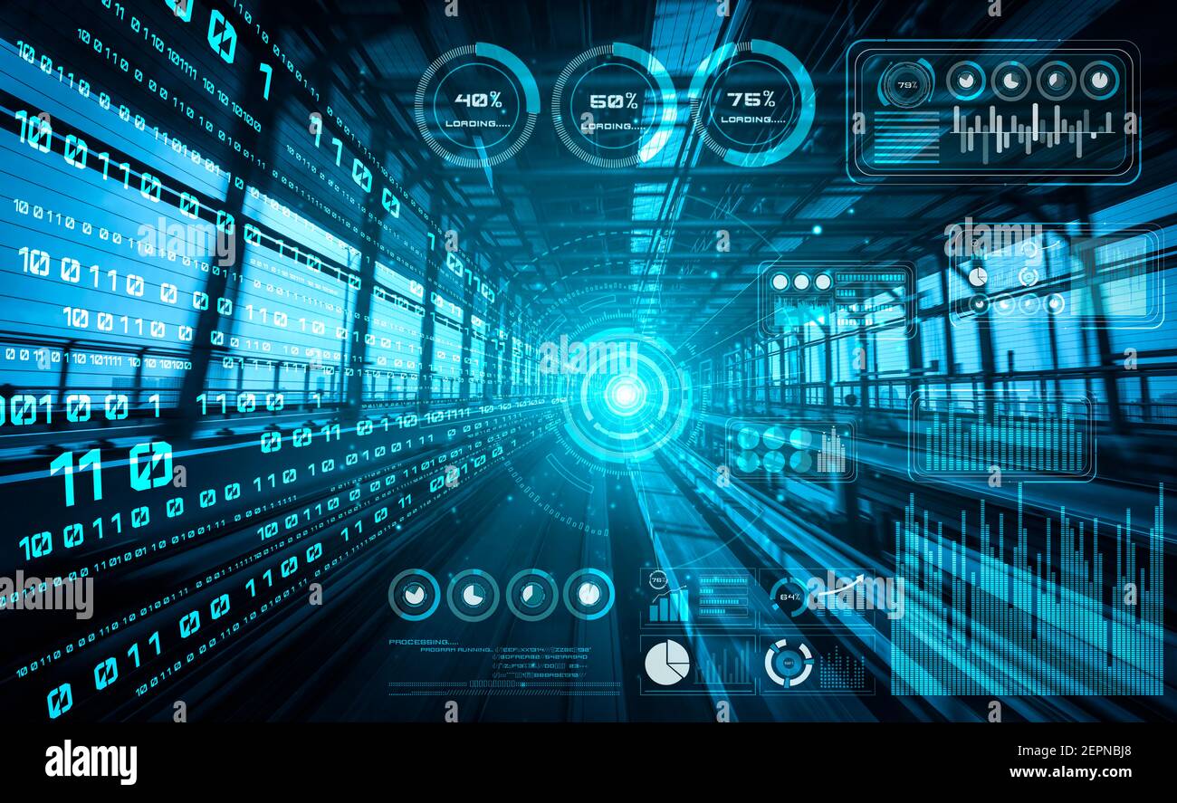 Data analytic concept with high speed motion digital transfer ...