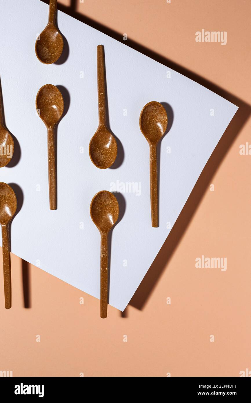 Eco friendly spoons hi-res stock photography and images - Alamy