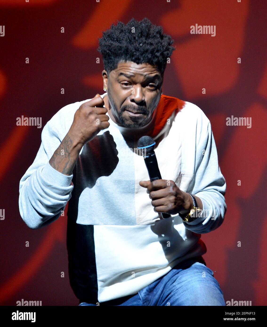George Willborn performs onstage at the Miami Festival Of Laughs at ...