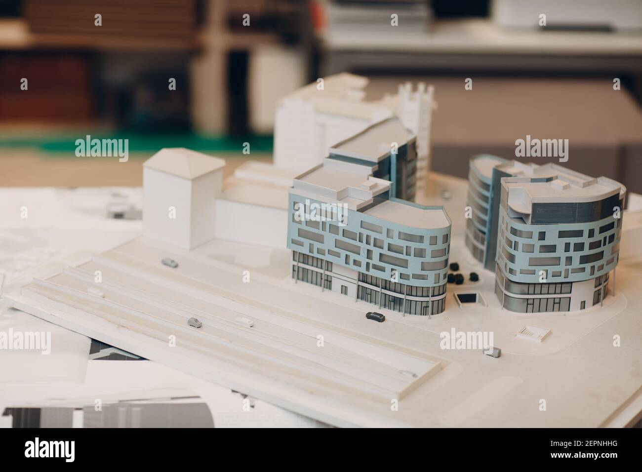 Architectural blueprints and layout bilding house design project at ...