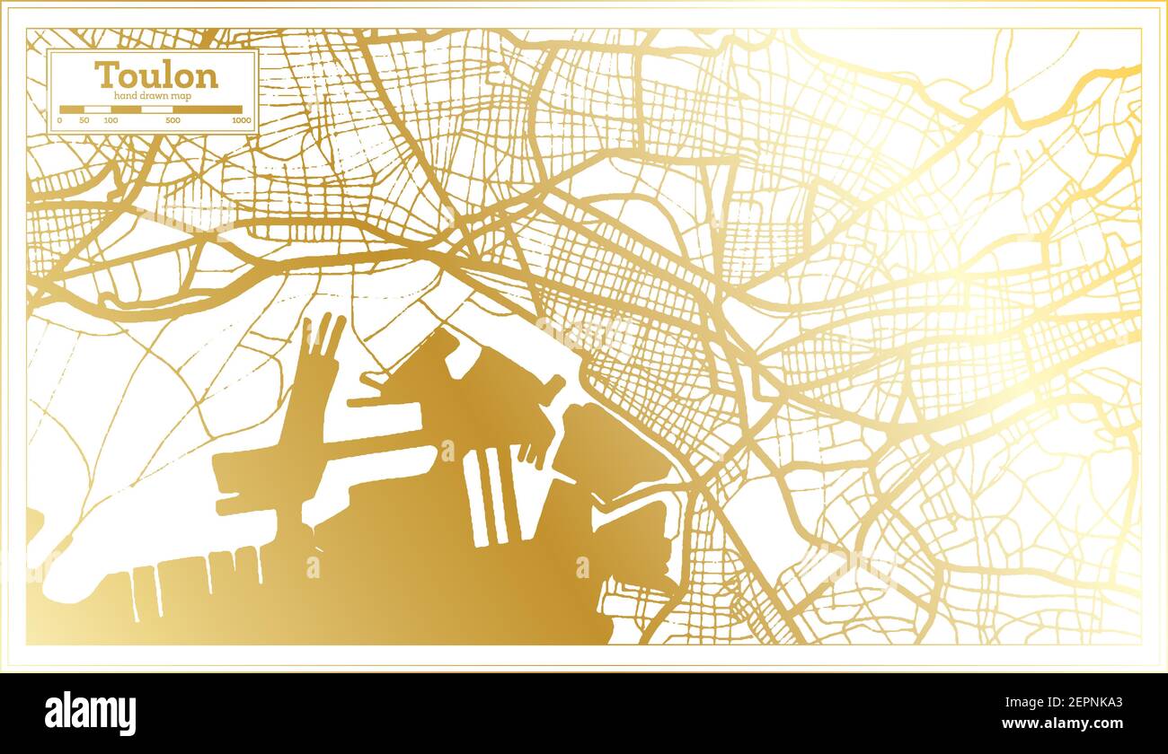 Map of toulon hi-res stock photography and images - Alamy