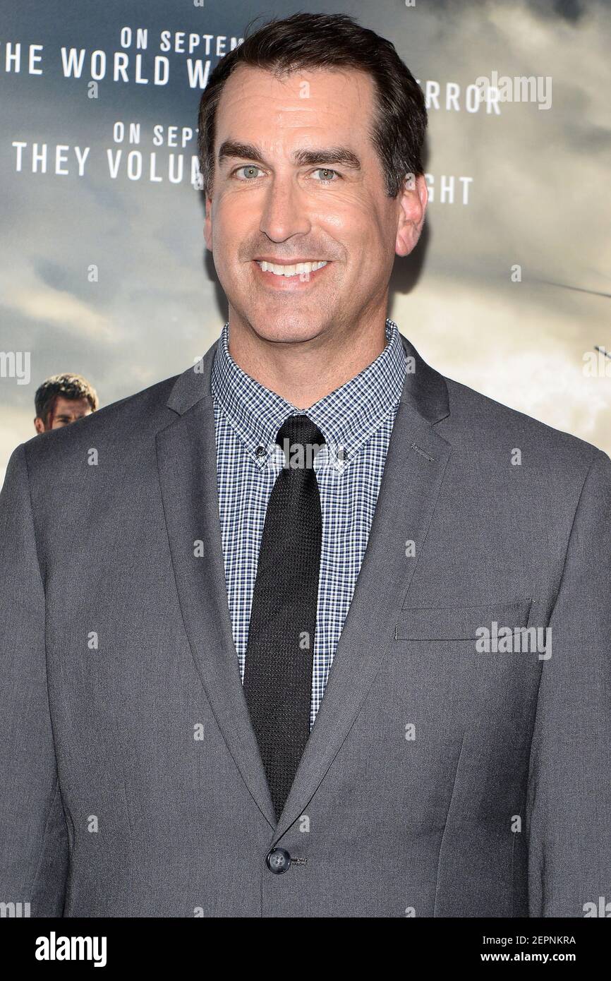 Actor Rob Riggle attends the world premiere of '12 Strong' at Jazz at ...