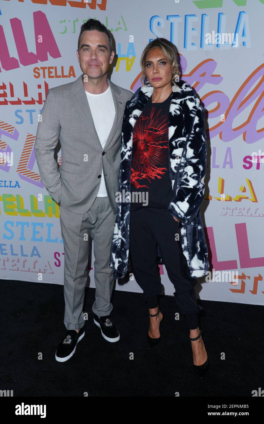Robbie Williams and Ayda Field at Stella McCartney's Autumn 2018 ...