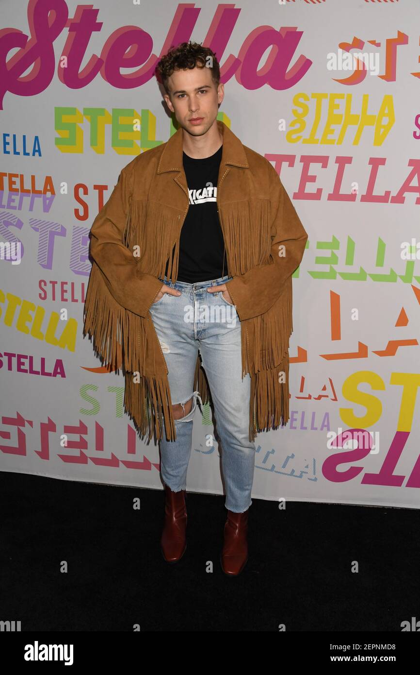 Tommy Dorfman wearing Stella McCartney arrives to the Stella McCartney ...