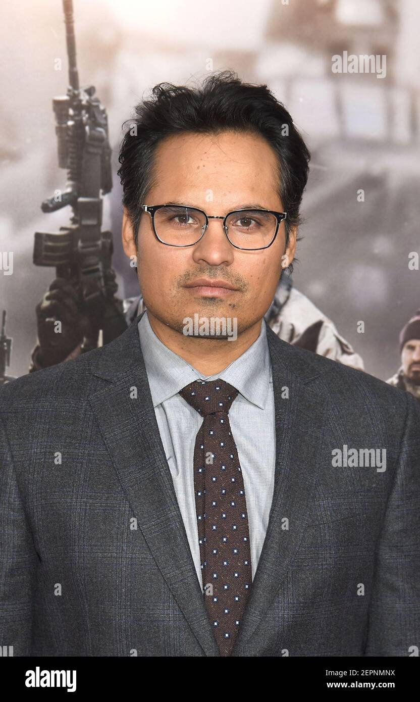 Michael Pena attends the "12 Strong" World Premiere on January 16, 2018 ...
