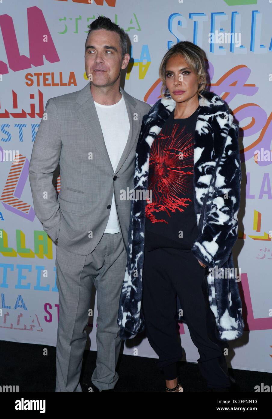 Robbie Williams and Ayda Field at Stella McCartney's Autumn 2018 ...