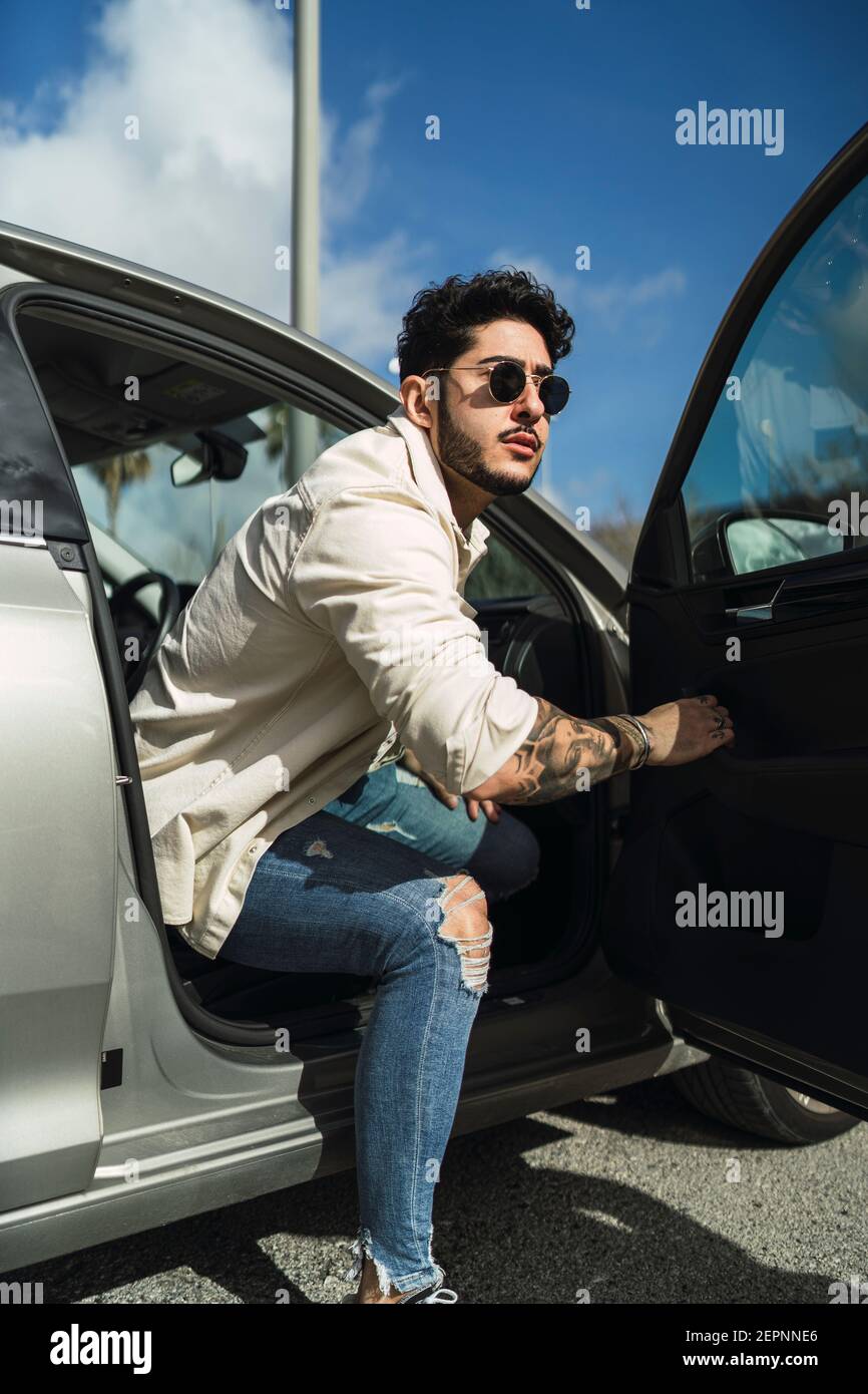 Car trousers hi-res stock photography and images - Alamy