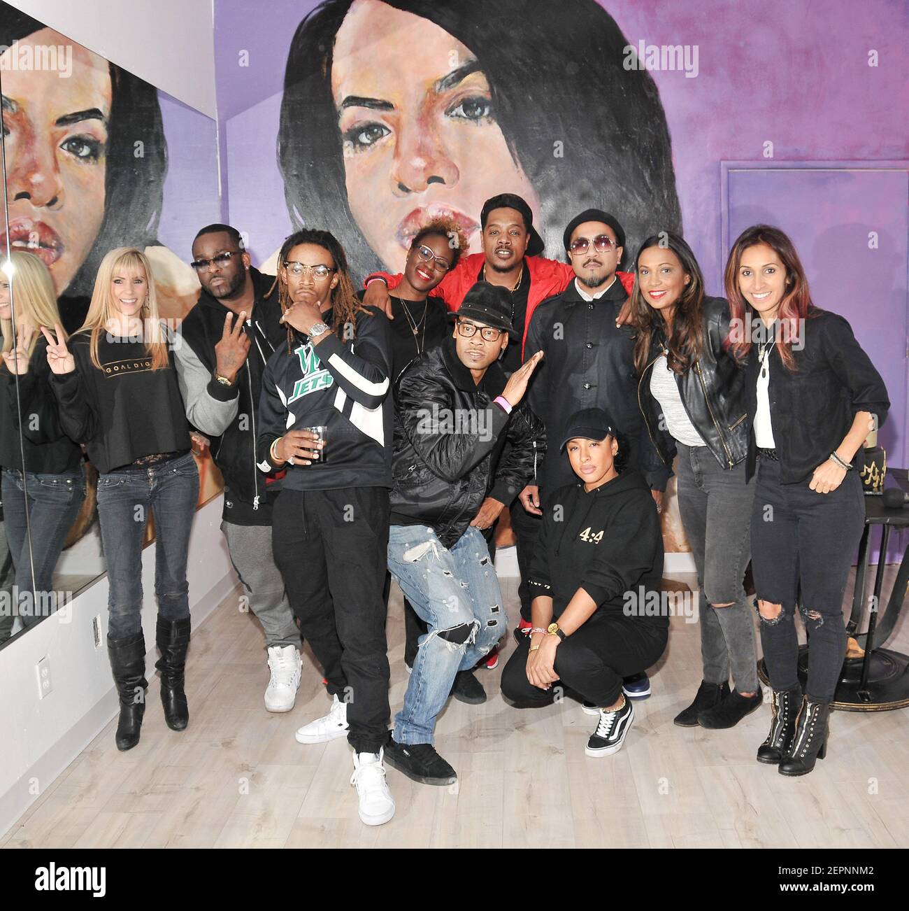 Aaliyah Dancers at the Debbie Reynolds Legacy Studios' Aaliyah Birthday ...