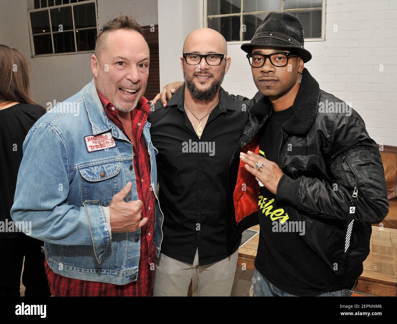 (L-R) Carey Ysais, Cris Judd and Swoop at the Debbie Reynolds Legacy ...