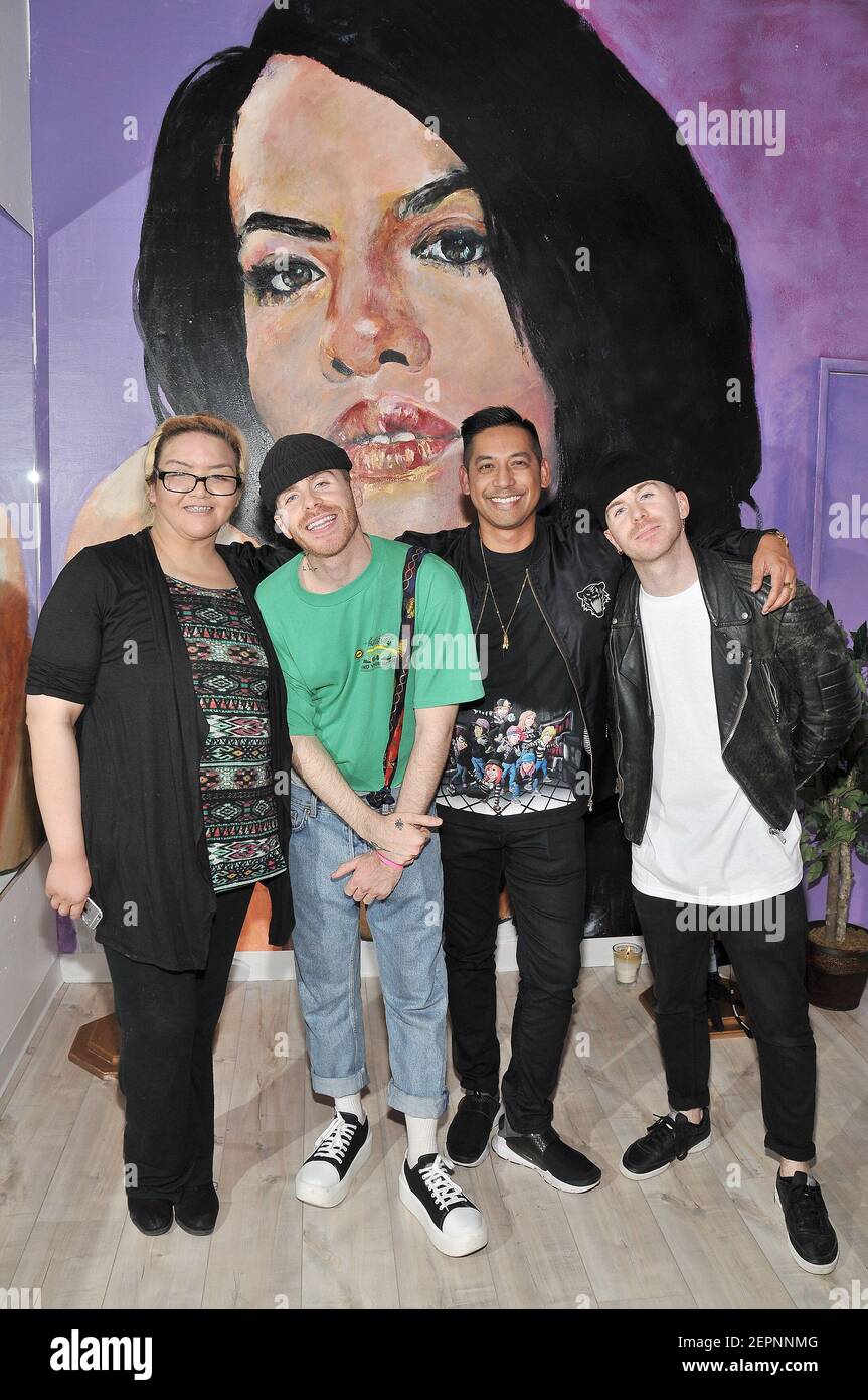 (L-R) Mariella Angela, Brian Nicholson, Arnel Calvario and Scott ...