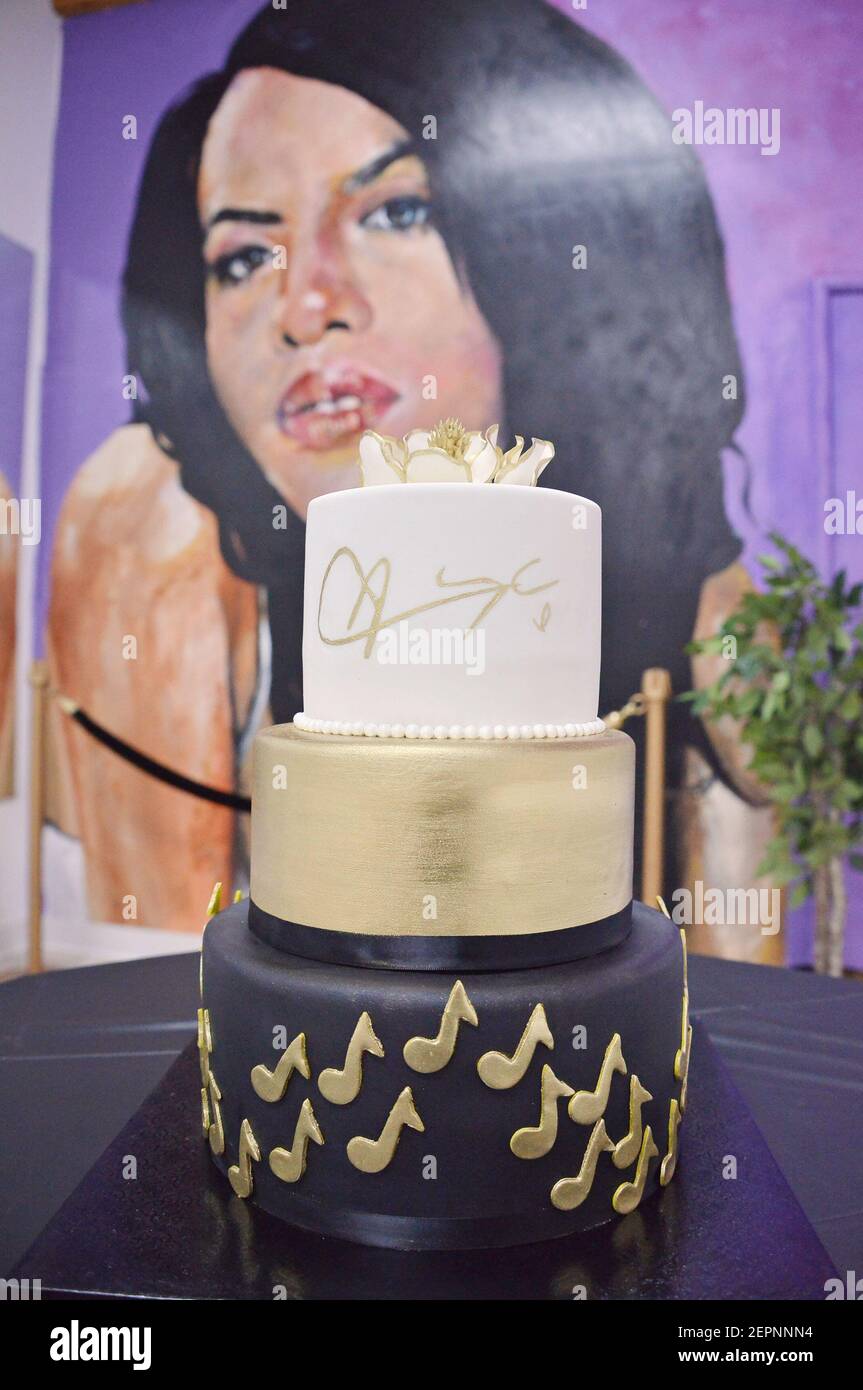 Aaliyah Mural by Artist Mariella Angela and Birthday Cake by Pastery ...