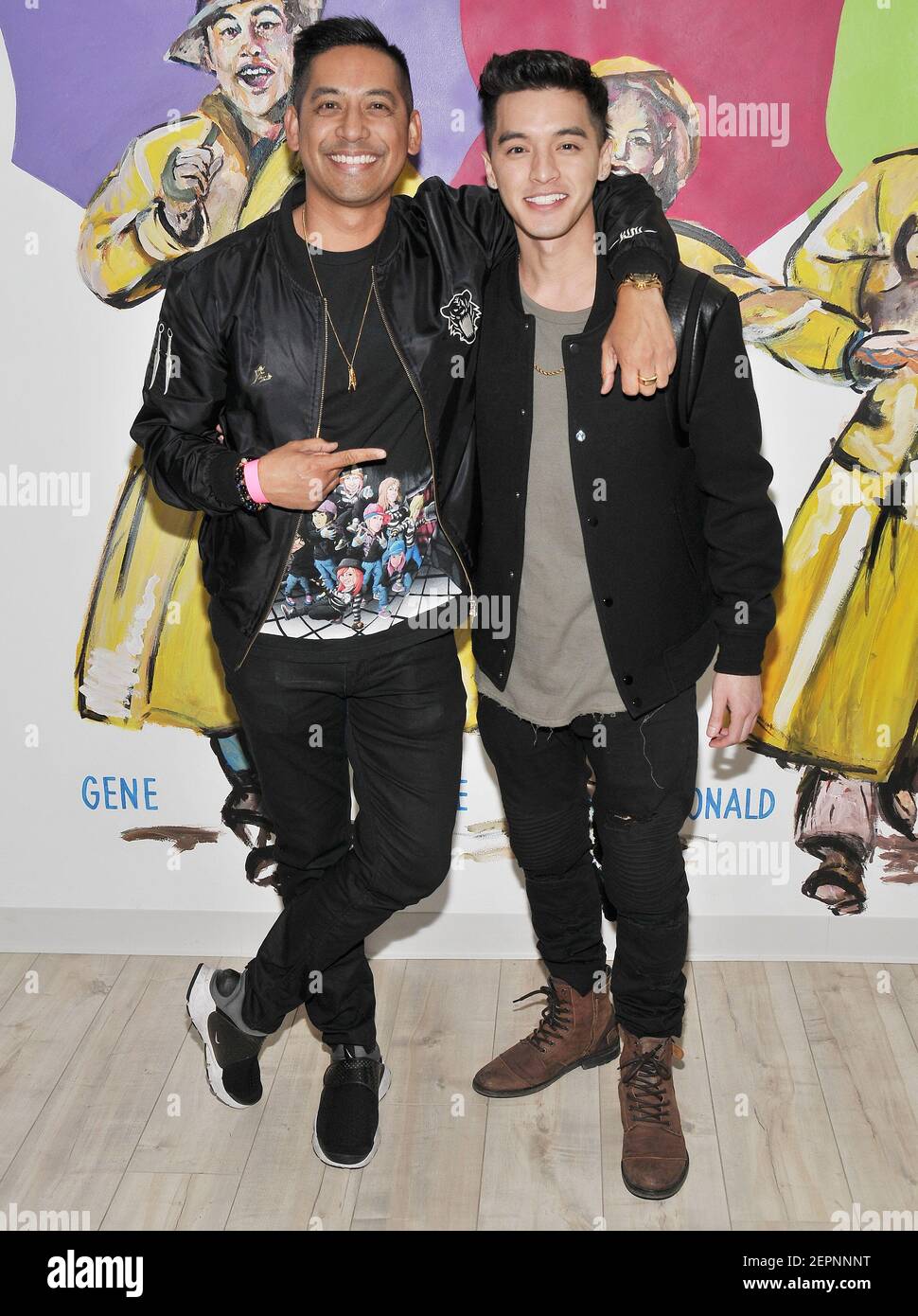 (L-R) Arnel Calvario and Carlin James at the Debbie Reynolds Legacy ...