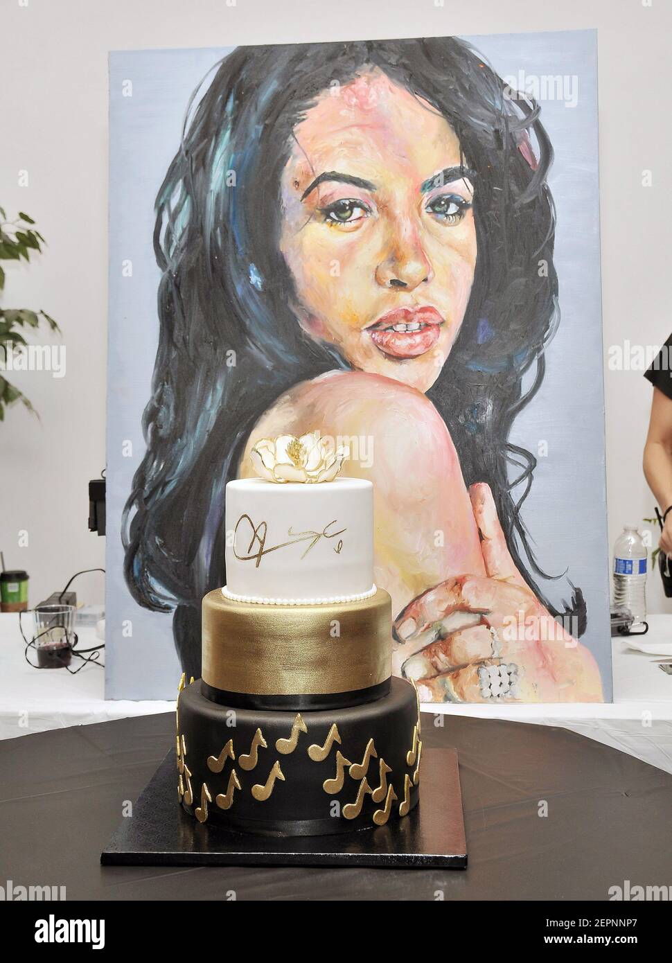 Aalyah Birthday Cake by Pastery Chef Lauren Valenzuela and Painting by ...