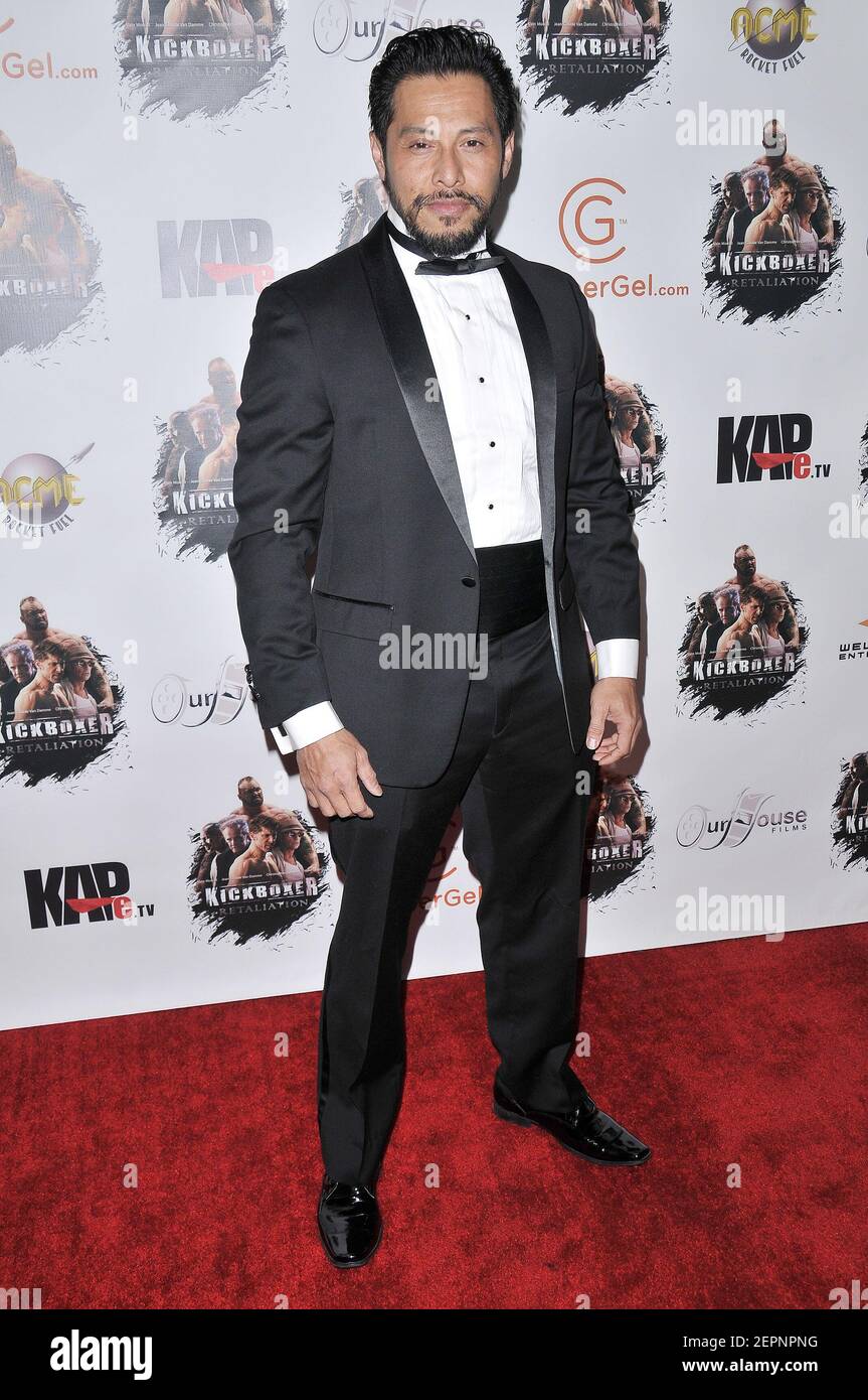 Sam Medina arrives at the "Kickboxer: Retaliation" Premiere held at the ...