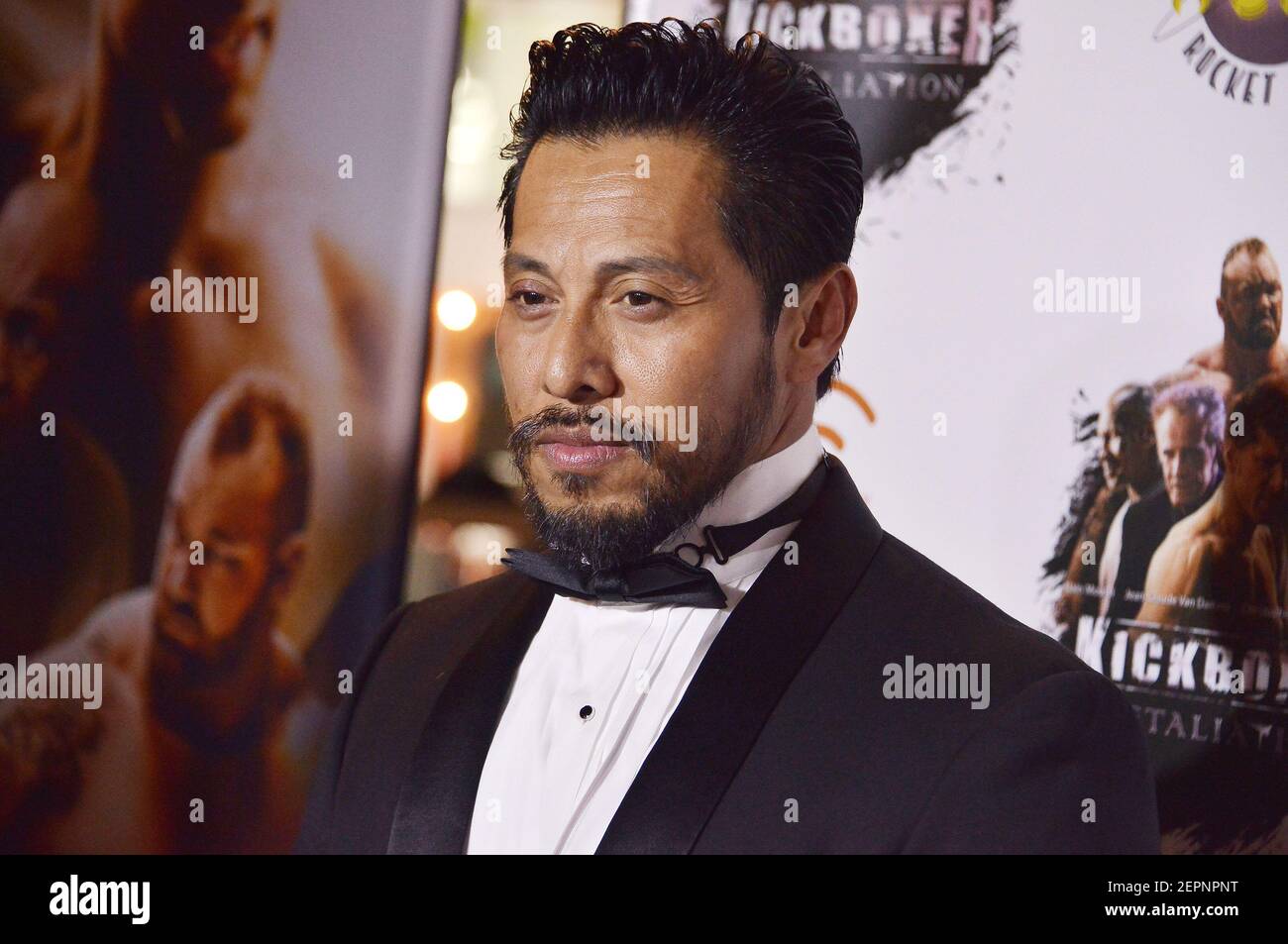 Sam Medina arrives at the "Kickboxer: Retaliation" Premiere held at the ...