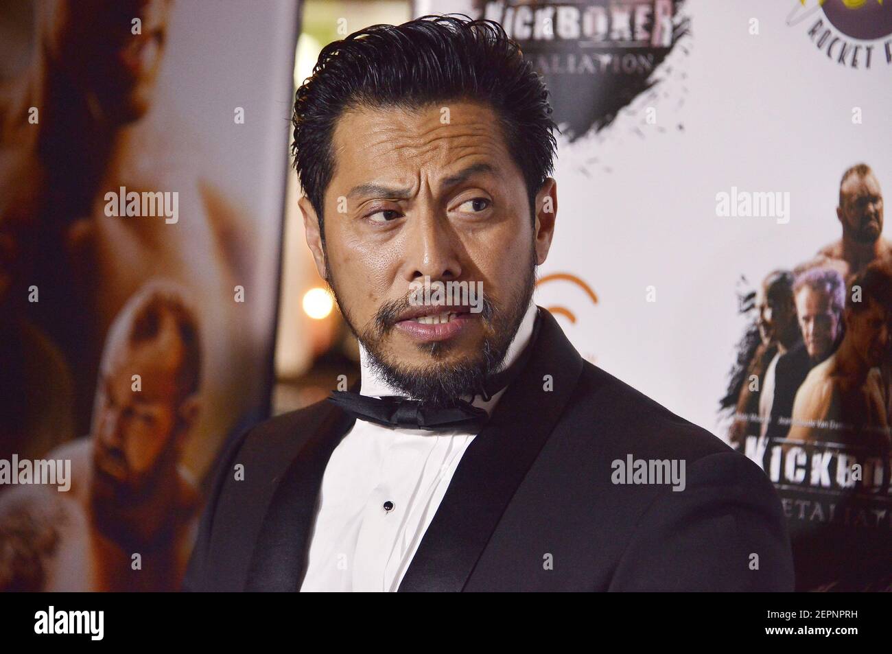 Sam Medina arrives at the "Kickboxer: Retaliation" Premiere held at the ...