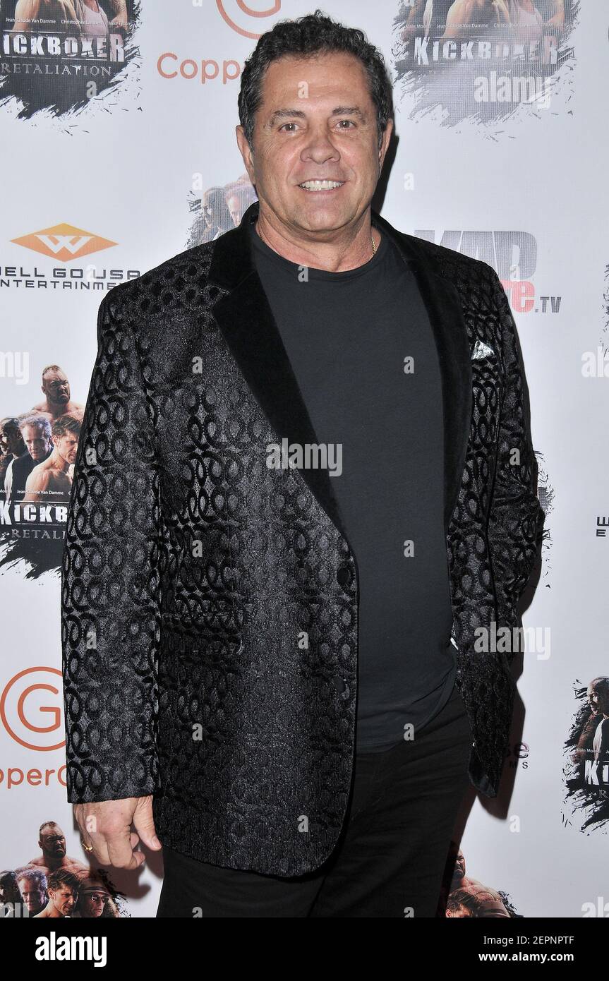 Director Dimitri Logothetis arrives at the "Kickboxer: Retaliation ...