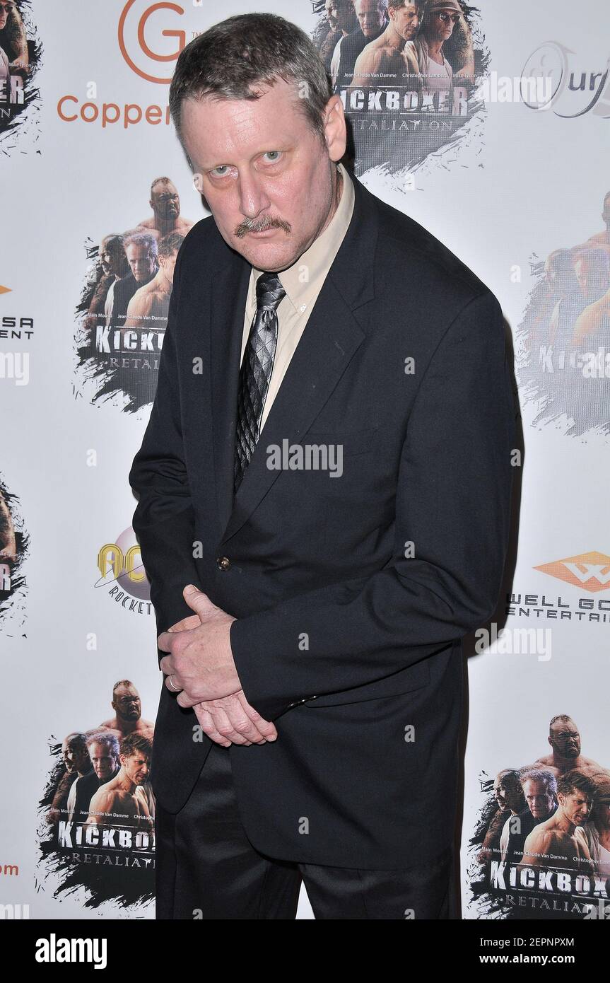 John Horst arrives at the "Kickboxer: Retaliation" Premiere held at the ...