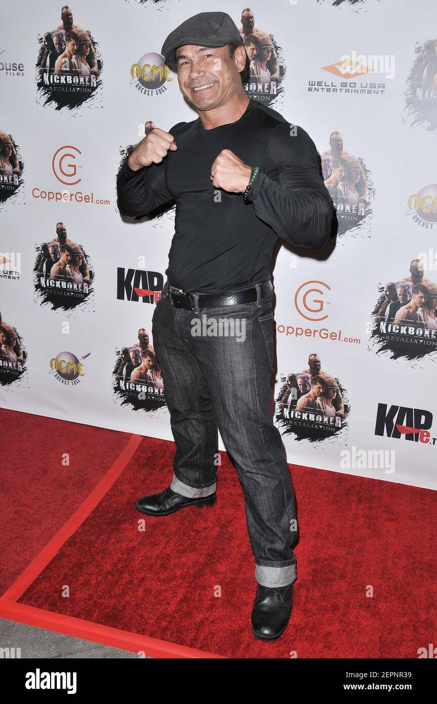 Danny Hester arrives at the "Kickboxer: Retaliation" Premiere held at ...