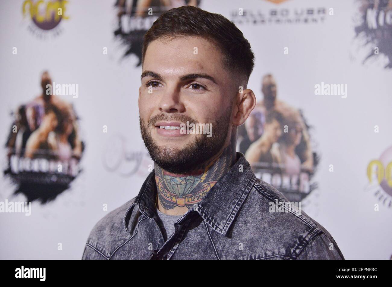 Cody Garbrandt arrives at the "Kickboxer: Retaliation" Premiere held at ...