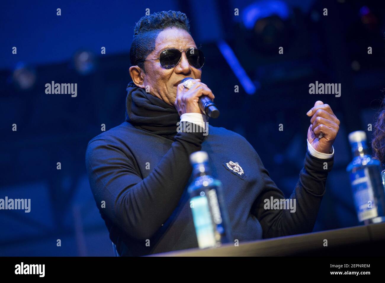 Michael Jackson's brother, Jermaine Jackson attends to presentation of ...