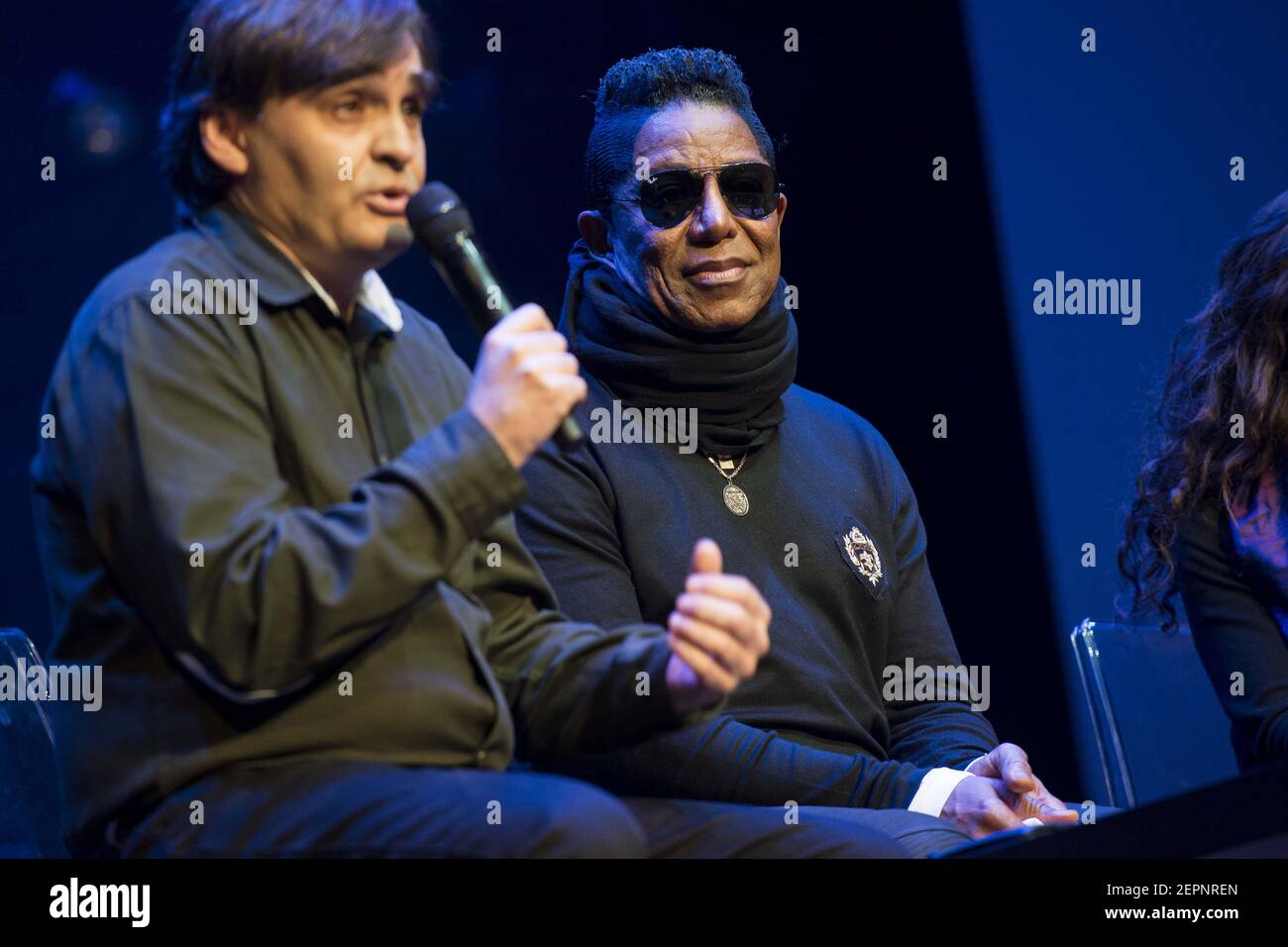 Michael Jackson's brother, Jermaine Jackson attends to presentation of ...