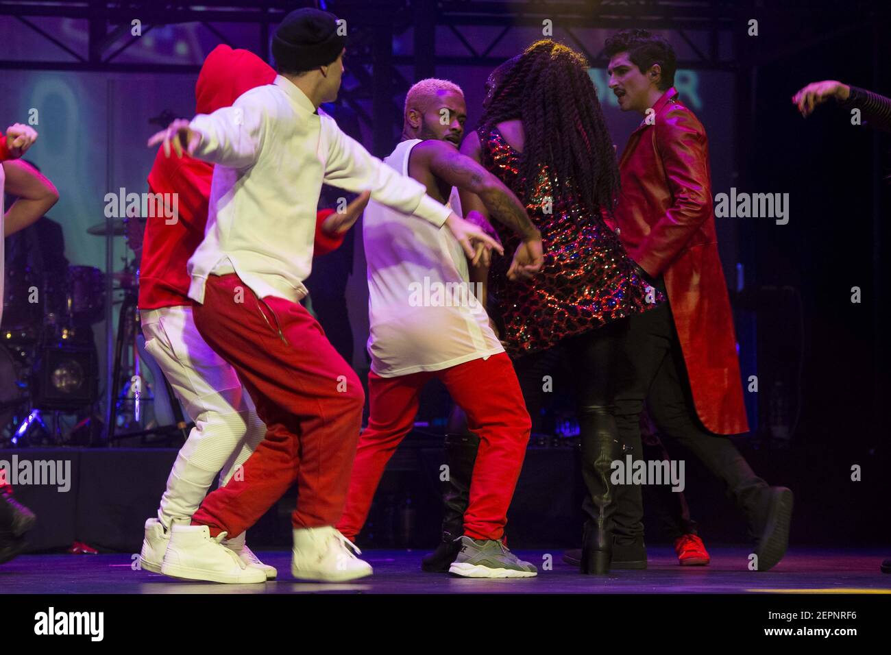 Presentation of musical 'Forever' at Teatro Nuevo Apolo in Madrid ...