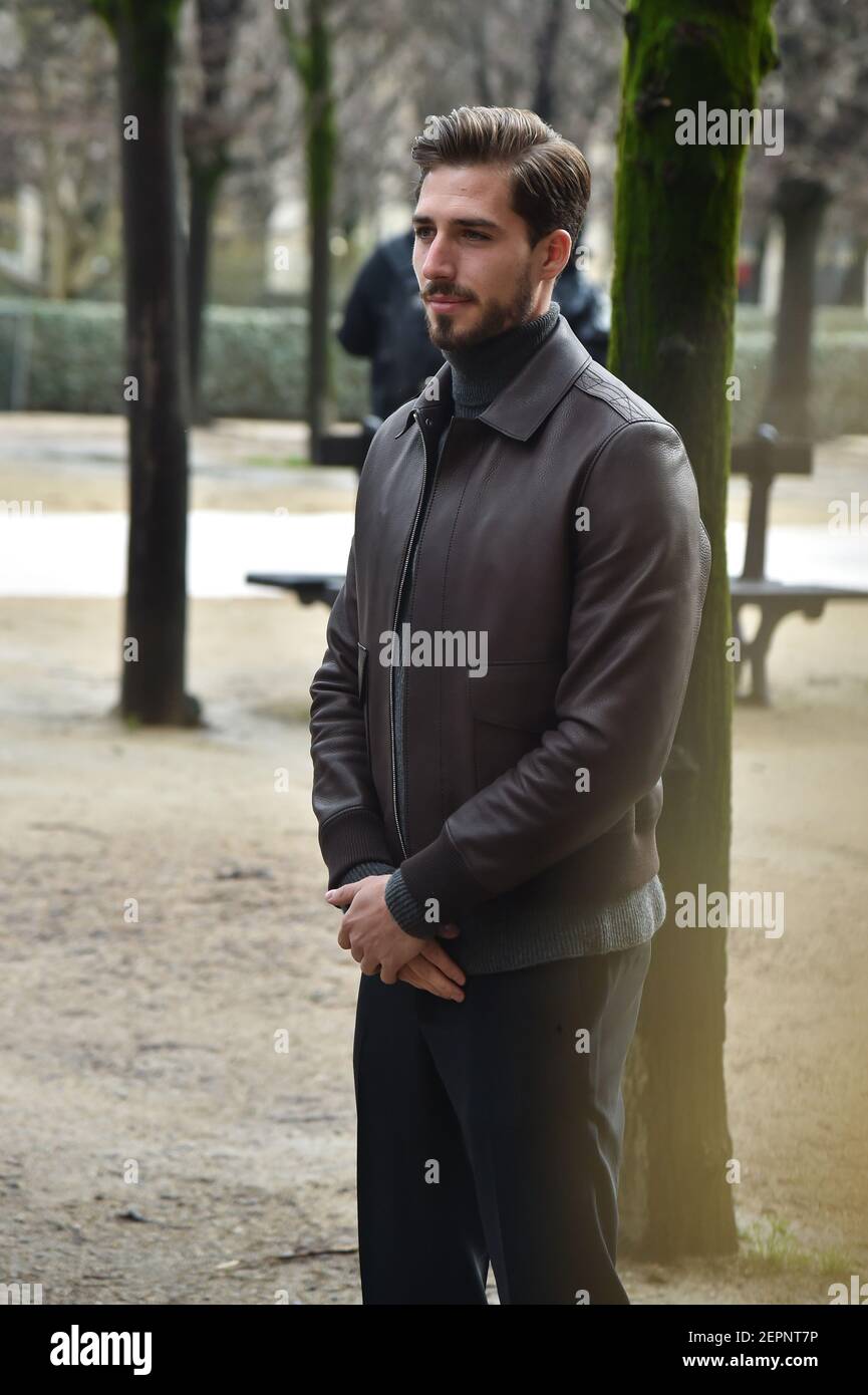 Kevin Trapp at Defile Homme Printemps-Ete 2018 Louis Vuitton dans le ...