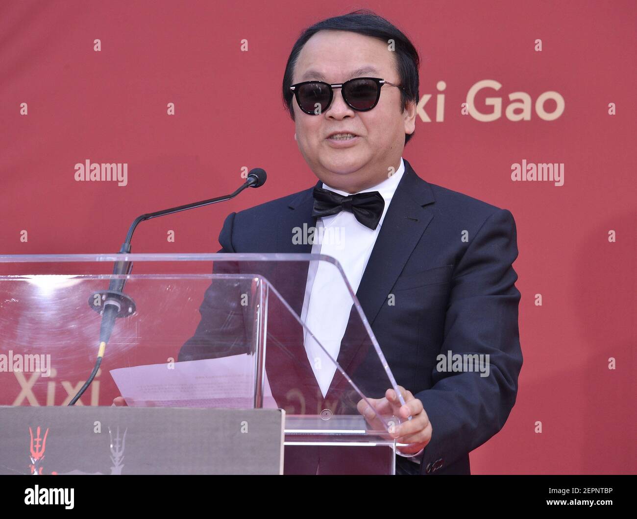 Xixi Gao Hand and Footprint Ceremony held at the TCL Chinese Theatre in ...