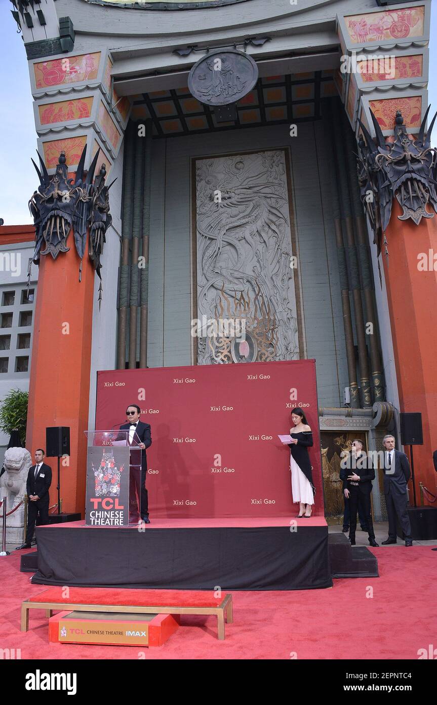Xixi Gao Hand and Footprint Ceremony held at the TCL Chinese Theatre in ...