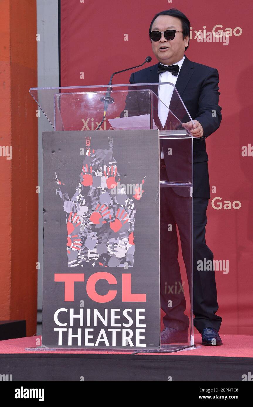 Xixi Gao Hand and Footprint Ceremony held at the TCL Chinese Theatre in ...