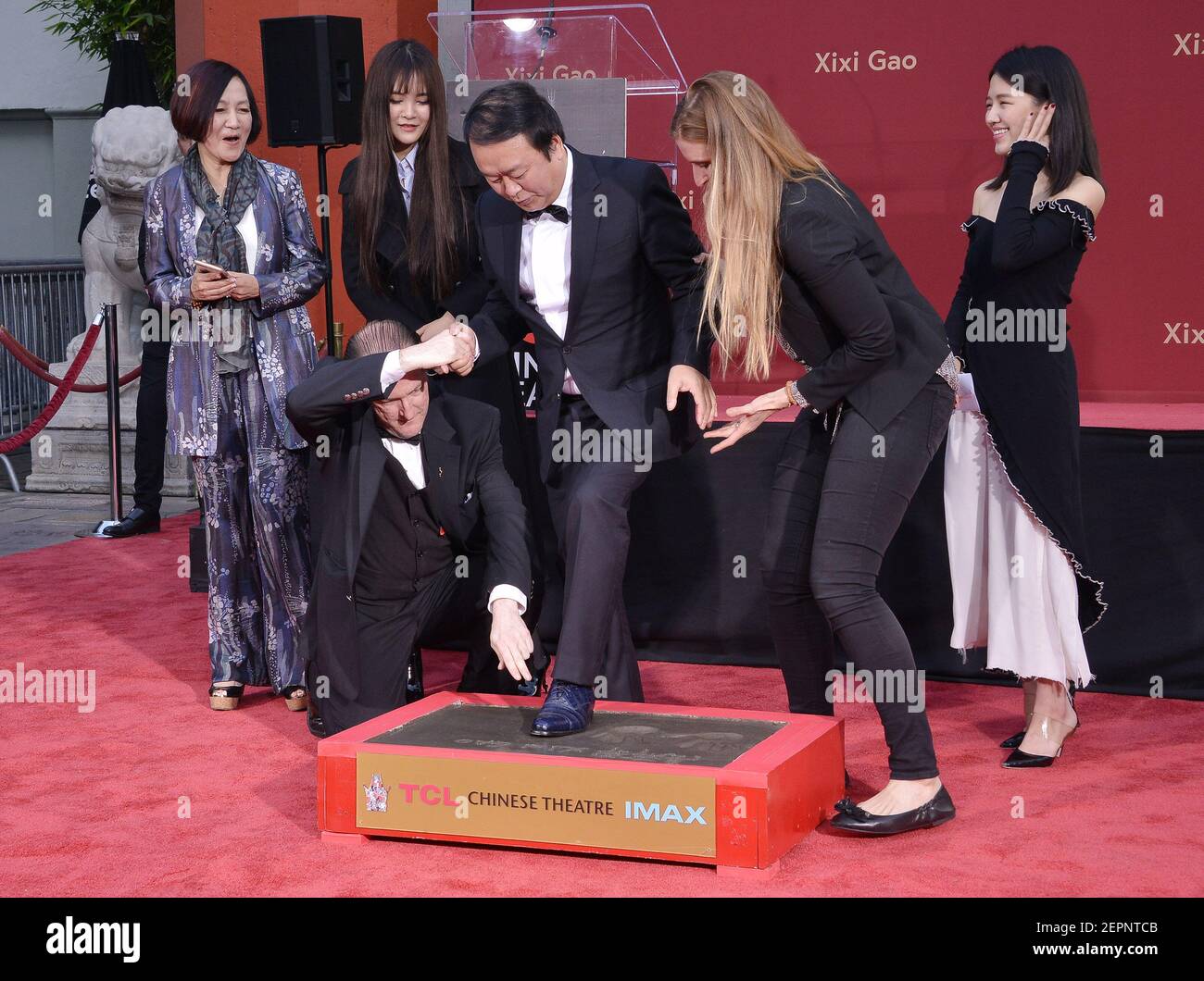 Xixi Gao Hand and Footprint Ceremony held at the TCL Chinese Theatre in ...