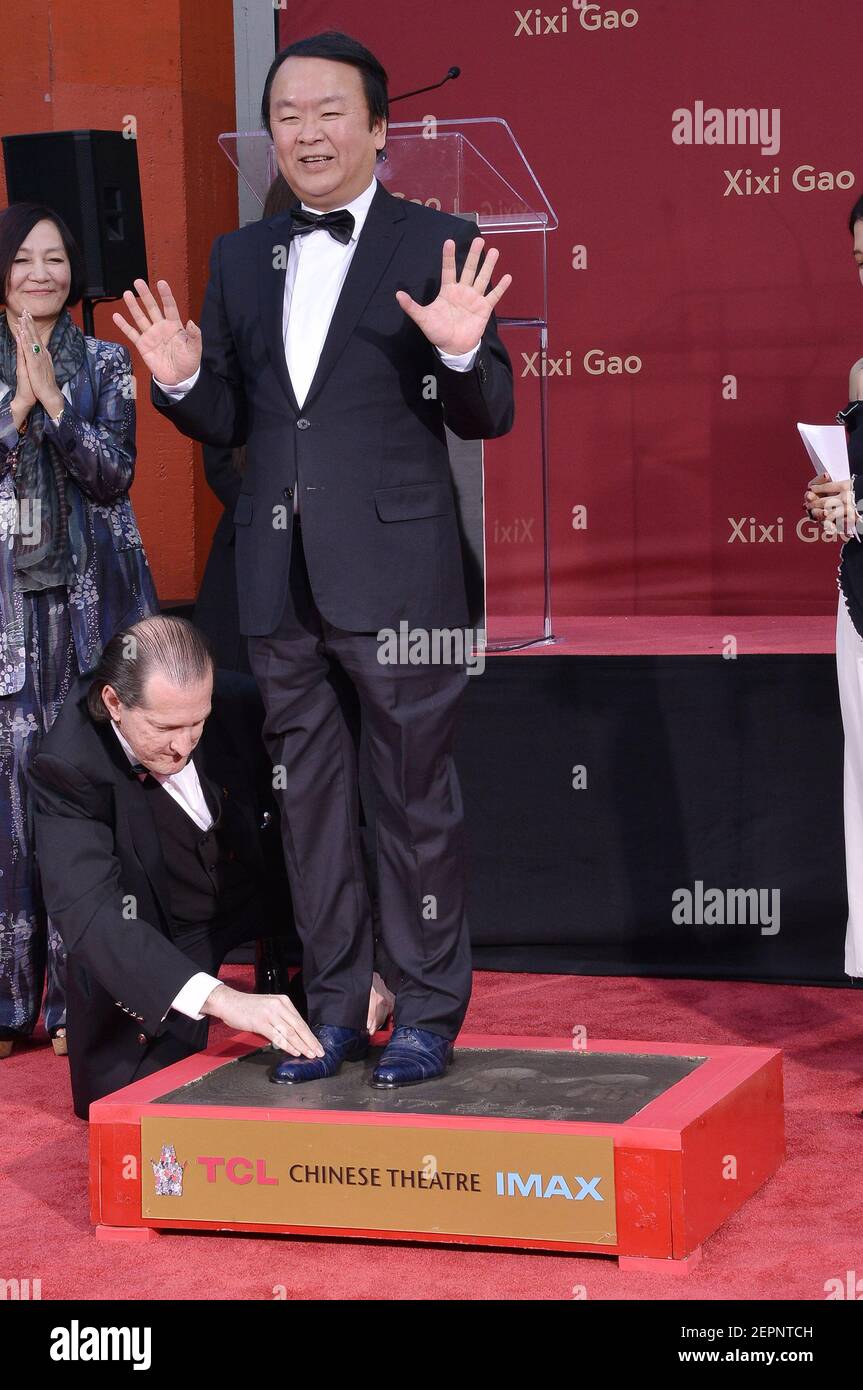 Xixi Gao Hand and Footprint Ceremony held at the TCL Chinese Theatre in ...