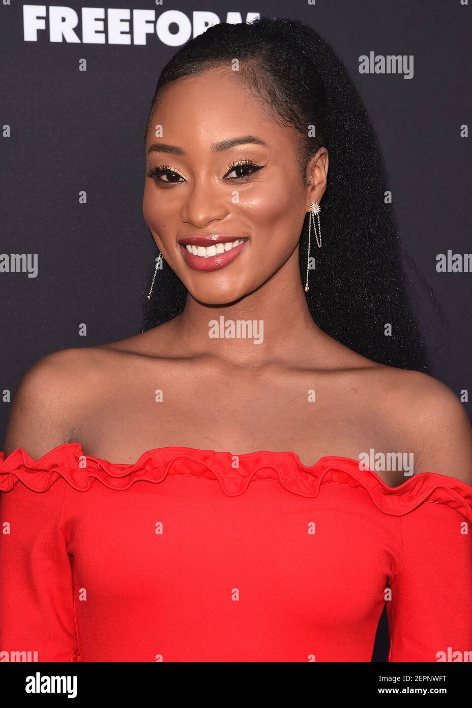 HOLLYWOOD, CA - JANUARY 18: Pepi Sonuga at the Freeform Summit at ...