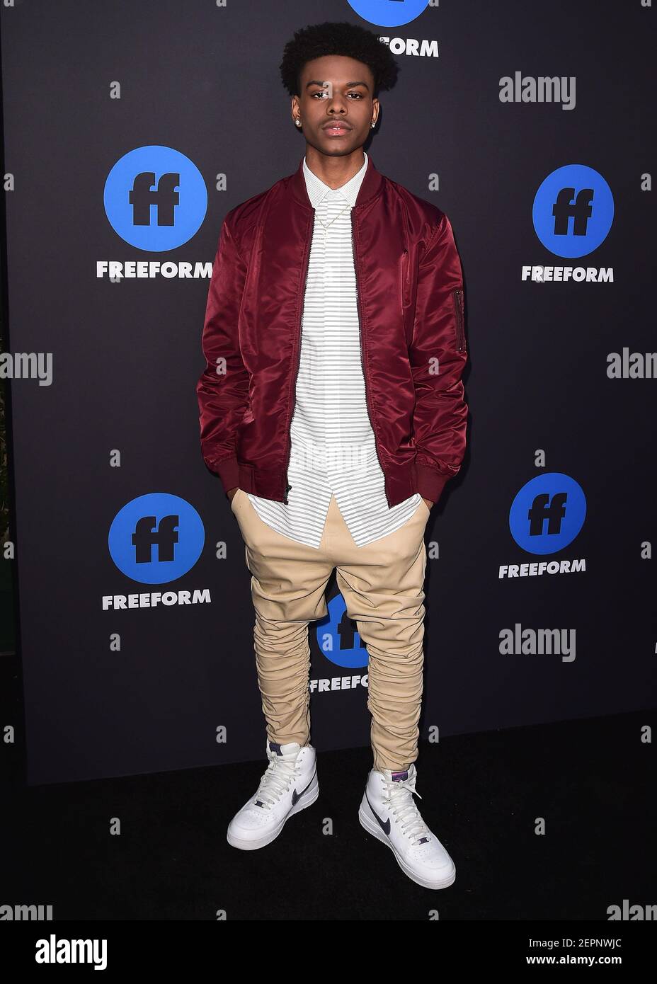 HOLLYWOOD, CA - JANUARY 18: Aubrey Joseph at the Freeform Summit at ...