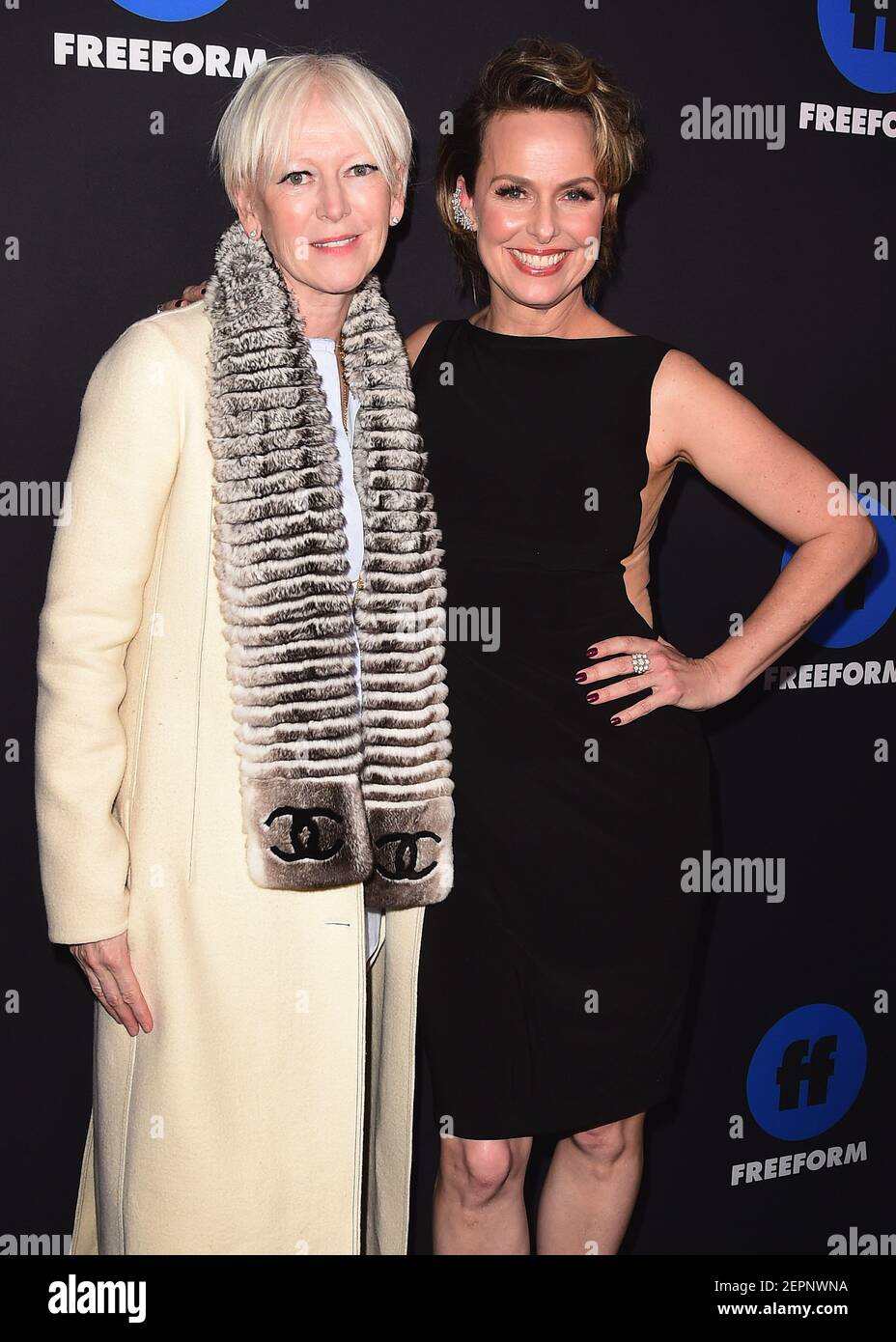 HOLLYWOOD, CA - JANUARY 18: Joanna Coles and Melora Hardin at the ...