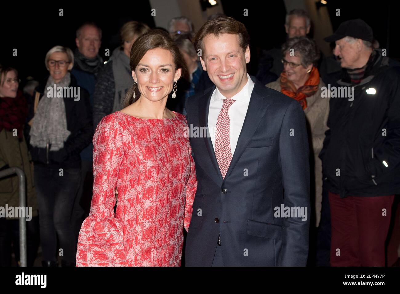 Prince Floris and Princess Aimee during the 75th birthday of Her Royal ...