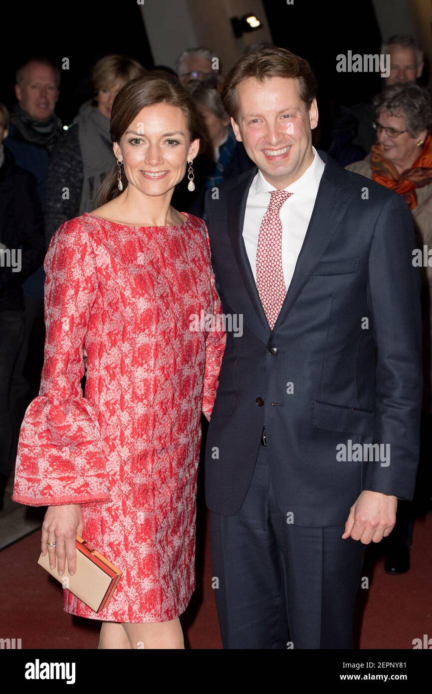 Prince Floris and Princess Aimee during the 75th birthday of Her Royal ...
