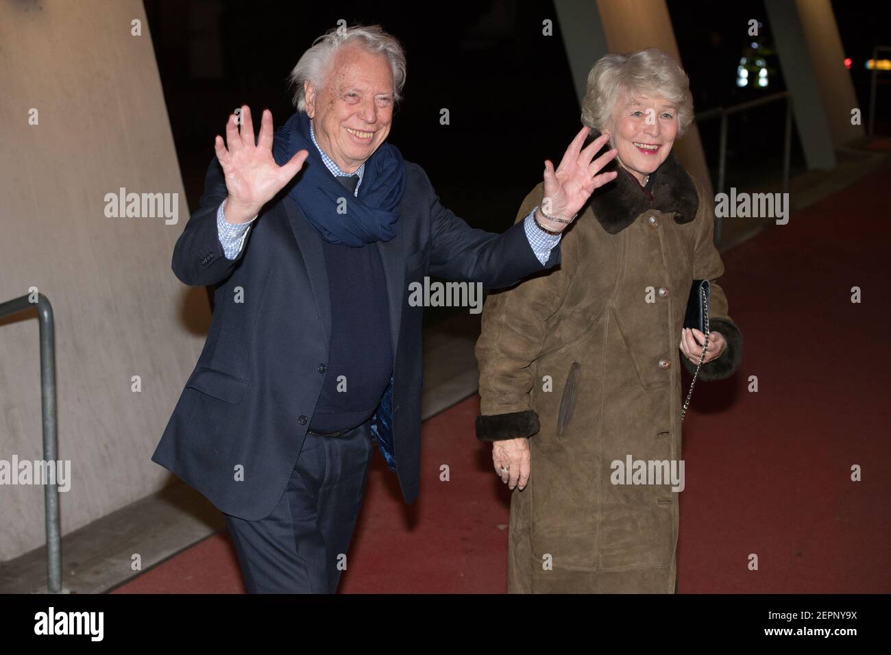 Cees Dam and Martine van Loon-Labouchere during the 75th birthday of ...