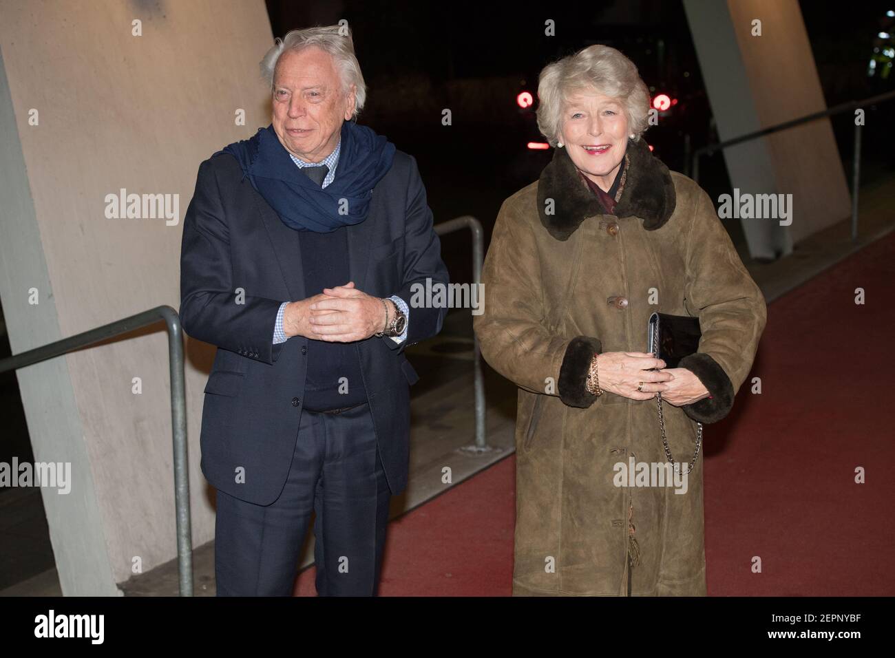 Cees Dam and Martine van Loon-Labouchere during the 75th birthday of ...