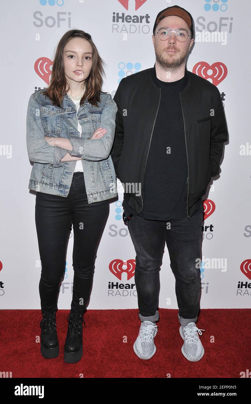 (L-R) Chvrches - Lauren Mayberry and Martin Doherty arrives at the 2018 ...