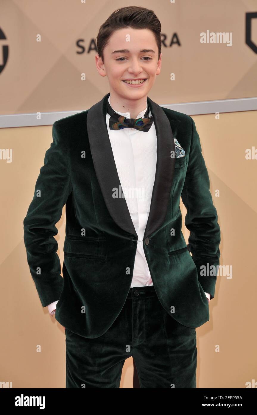 Noah Schnapp arrives at the 24th annual Screen Actors Guild Awards at ...