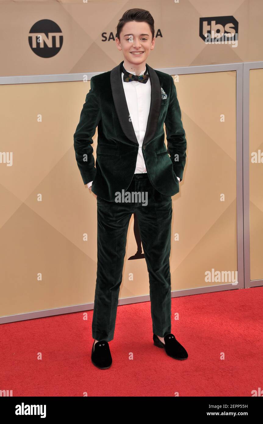 Noah Schnapp arrives at the 24th annual Screen Actors Guild Awards at ...