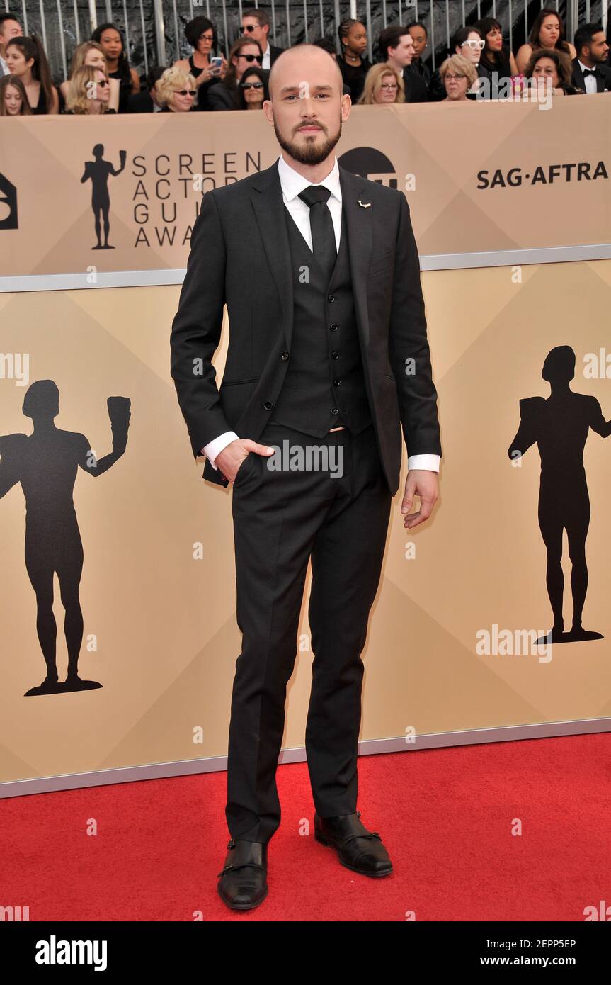 Evan Hall arrives at the 24th annual Screen Actors Guild Awards at The ...